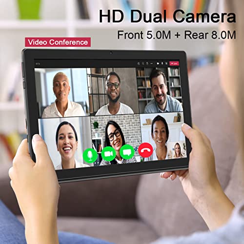 Android 12.0 Tablet, 10 inch 2GB RAM 64GB ROM, 512GB Expand, Tablet with Dual Camera, WiFi, Bluetooth, HD Touch Screen, Google GMS Certified