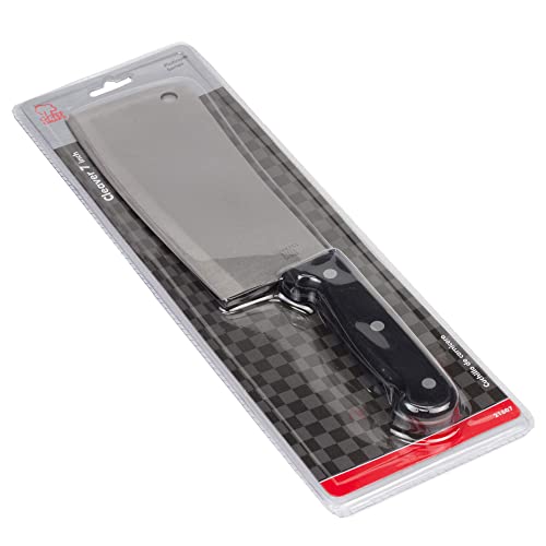 Chef Craft: Select Meat Cleaver, 7 Inch Blade 12 Inches In Length, Stainless Steel/Black
