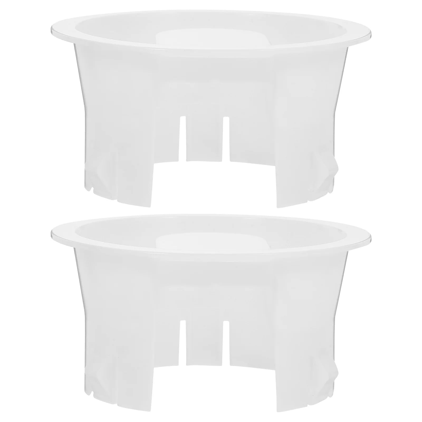 2Pcs White Glass Water Pitcher Lids Food Grade Plastic Anti-Dust Splash Resistant Stoppers Covers for Beverage Carafe Glass Pouring Pitcher One Size,Beverage Serveware,Jugs