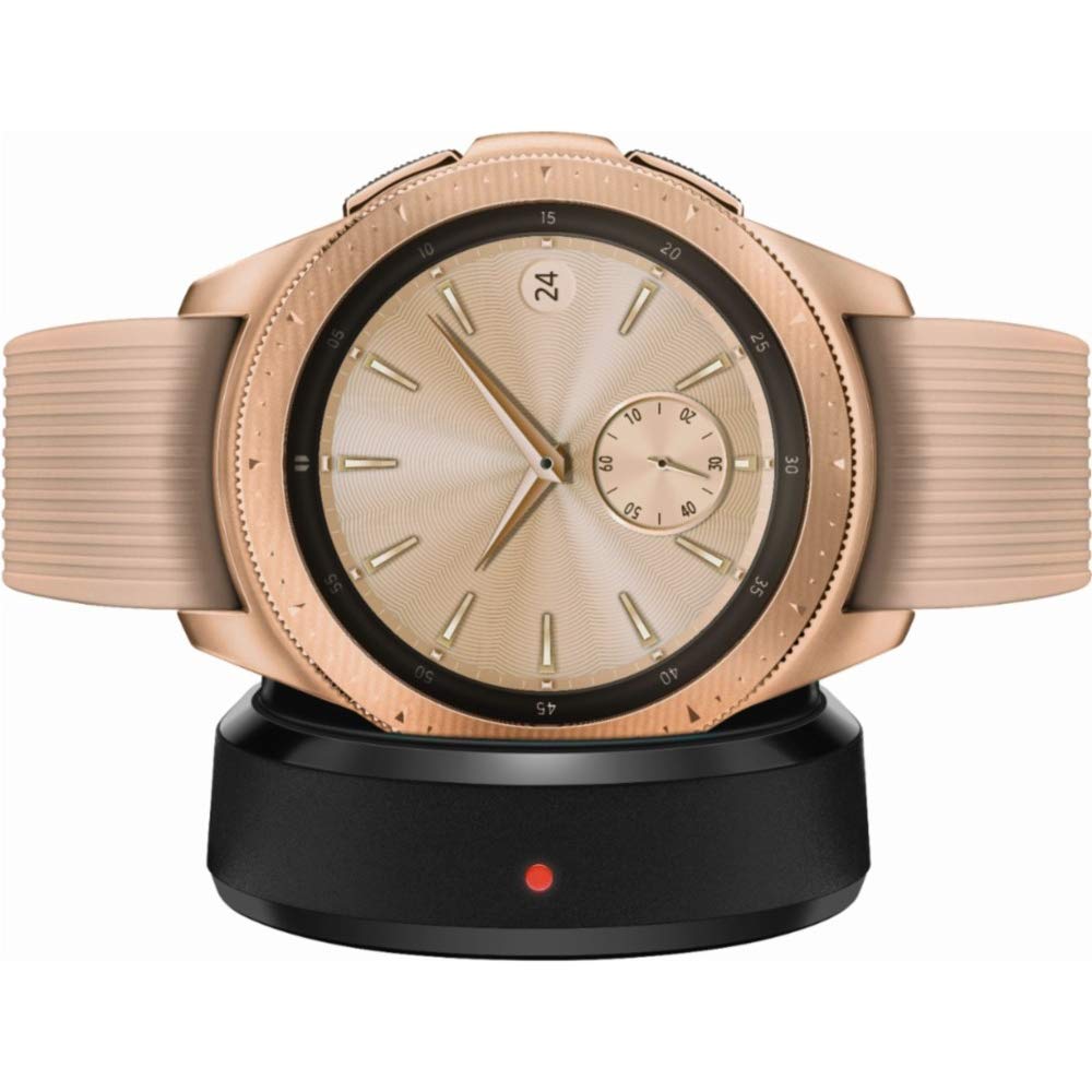 SAMSUNG SM-R810NZDCXAR Galaxy Watch Smartwatch 42mm Stainless Steel - Rose Gold (Renewed)