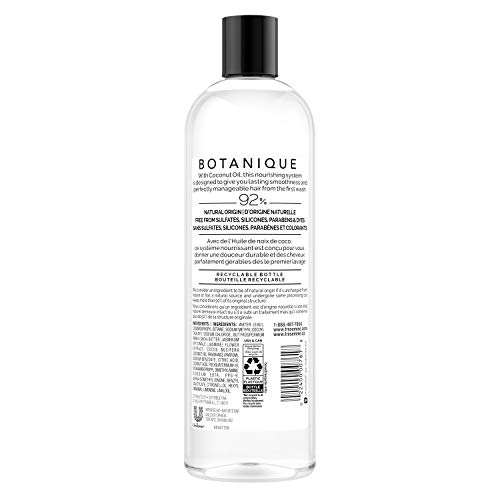 TRESemmé Botanique Coconut Nourish Shampoo for Dry, Frizzy Hair - 92% Derived Natural Materials, Professional Performance, 16 Fl Oz (Pack of 4)