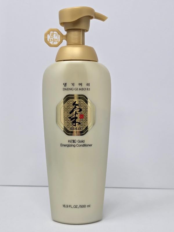 Daeng Gi Meo Ri- KI Gold Energizing Shampoo & Conditioner Set [4 Big Bottles & 2 Travel Sized Bottles], Good for Hair loss, Restores Maximal Moisture level, Gray Hair Prevention