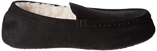 Amazon Essentials Women's Moccasin Slipper, Black, 7