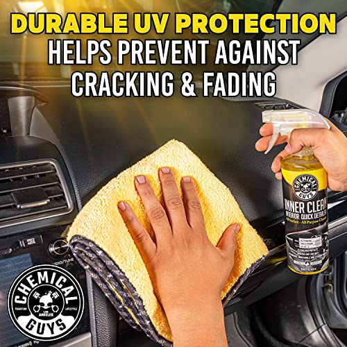 Chemical Guys CLD_202_16 Signature Series Glass Cleaner (16 oz) and Chemical Guys SPI_663_16 InnerClean Interior Quick Detailer and Protectant (16 oz) Bundle