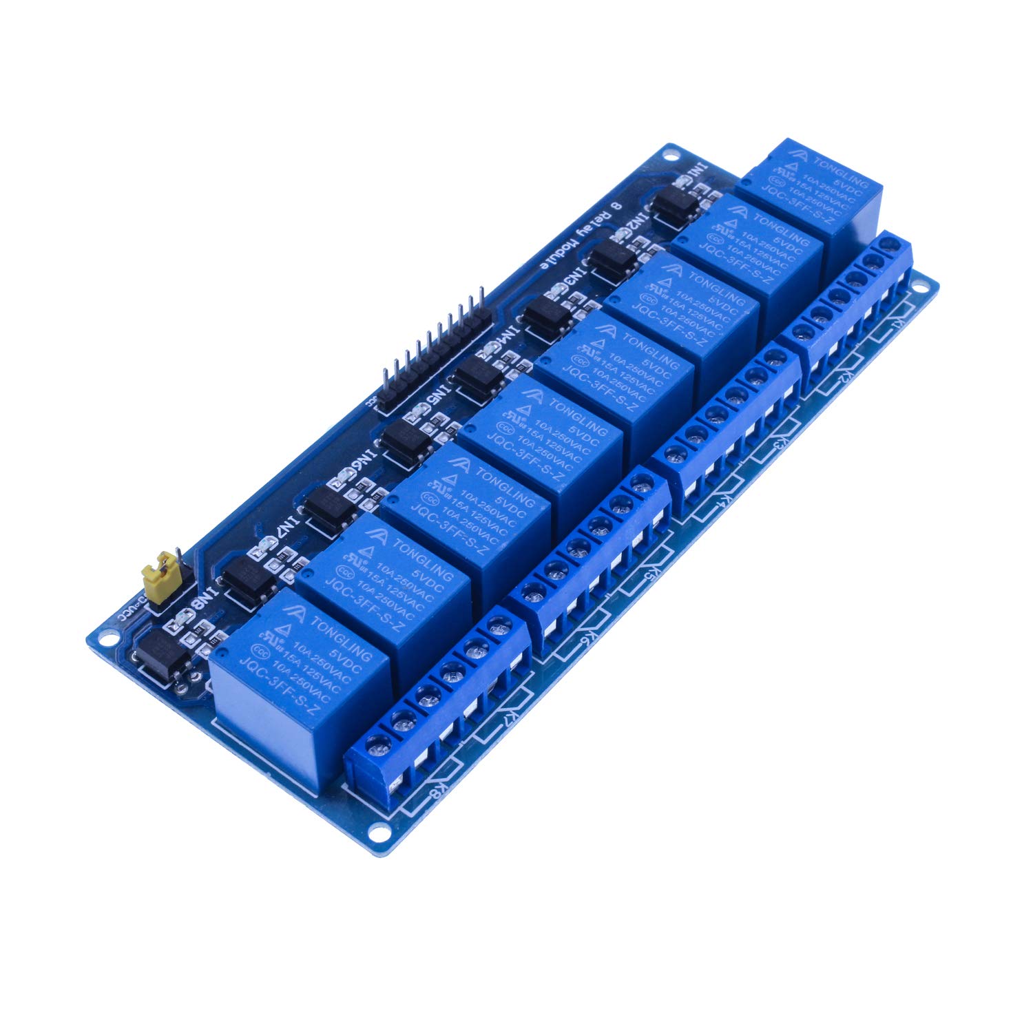 HUABAN 1PCS 8 Channel DC 5V Relay Module with Optocoupler Low Level Trigger Expansion Board