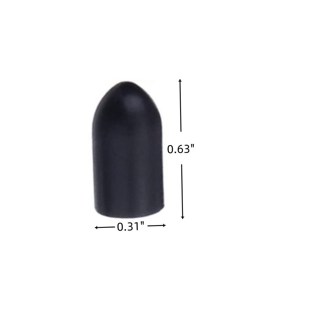 50 Pcs Pourers Dust Covers Olive Oil Liquor Bottle Pour Spout Cover Rubber Caps (Not Include the Spout)