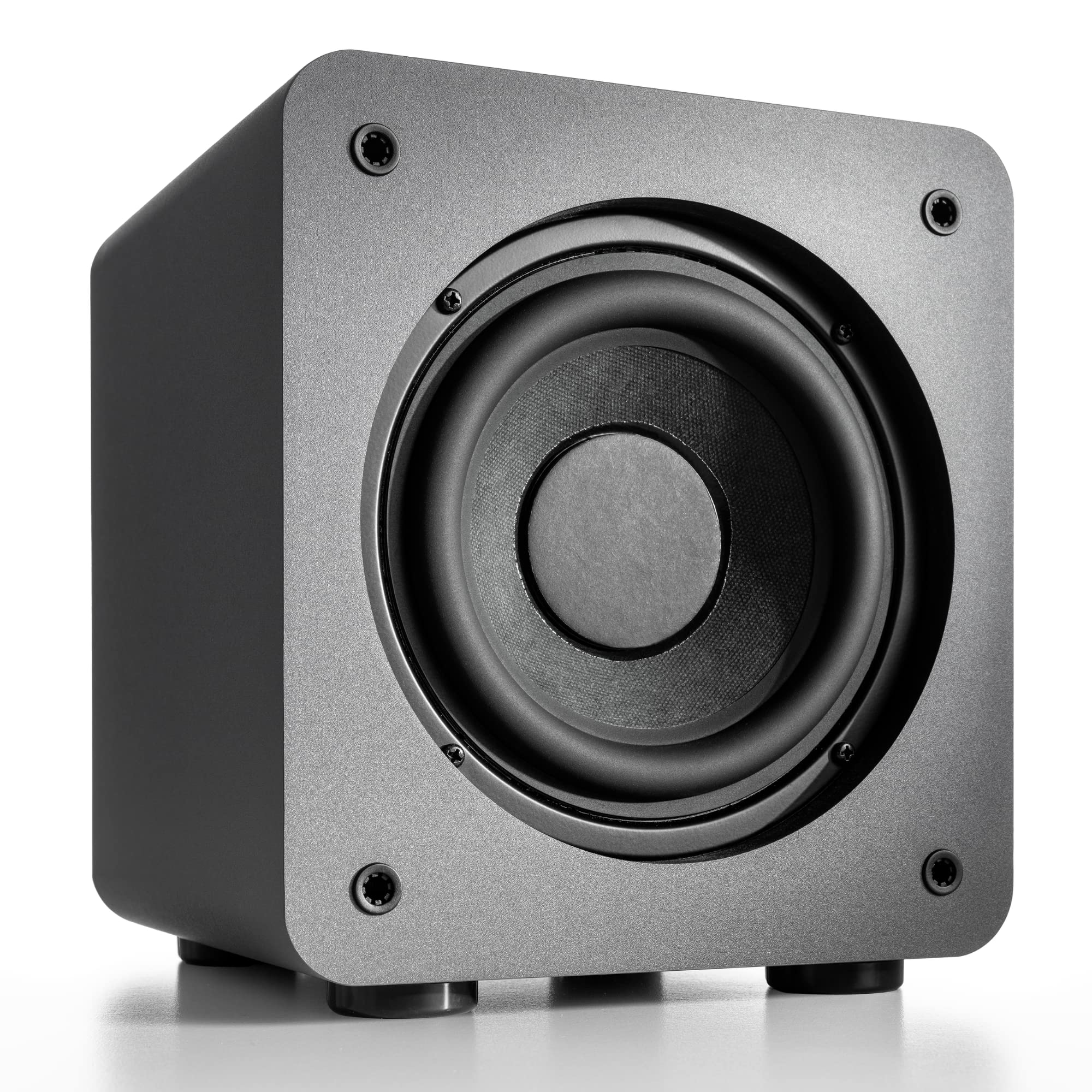Audioengine S6 210W Compact Powered Mini Subwoofer- Powerful Bass in a Small Package - Great for Desktops, Apartments, Offices and Gaming Setups