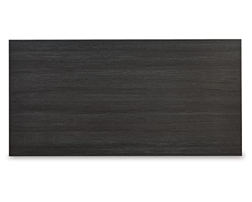 Signature Design by Ashley Yarlow Urban Industrial 48" Home Office Writing Desk, Black