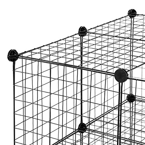 Pet Playpen Small Animals Cage Portable DIY Metal Wire Yard Fence for Rabbits,Guinea Pigs,Bunny,Puppy,Hamsters Crate Kennel 36 Panels