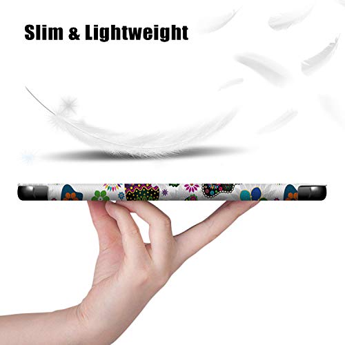 KuRoKo Case Compatible with Amazon Kindle Fire HD 8/HD 8 Plus Tablet(12th Generation 2022 & 10th Generation 2020 Release), Slim Light Cover with Auto Wake/Sleep-Butterfly
