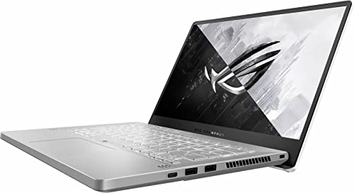 ASUS ROG Zephyrus Gaming Laptop 2023 Newest, 15.6" FHD 144HZ Display, AMD Ryzen 7 5800HS, NVIDIA GeForce RTX 3060 Graphics, 40GB RAM, 2TB SSD, Bluetooth, Wifi6, Windows 11 Home, White