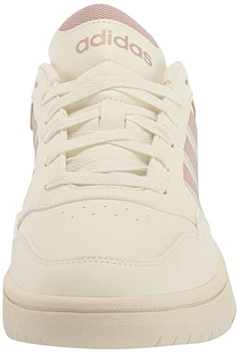 adidas Women's Hoops 3.0 Sneaker, Off White/Wonder Taupe/White, 9