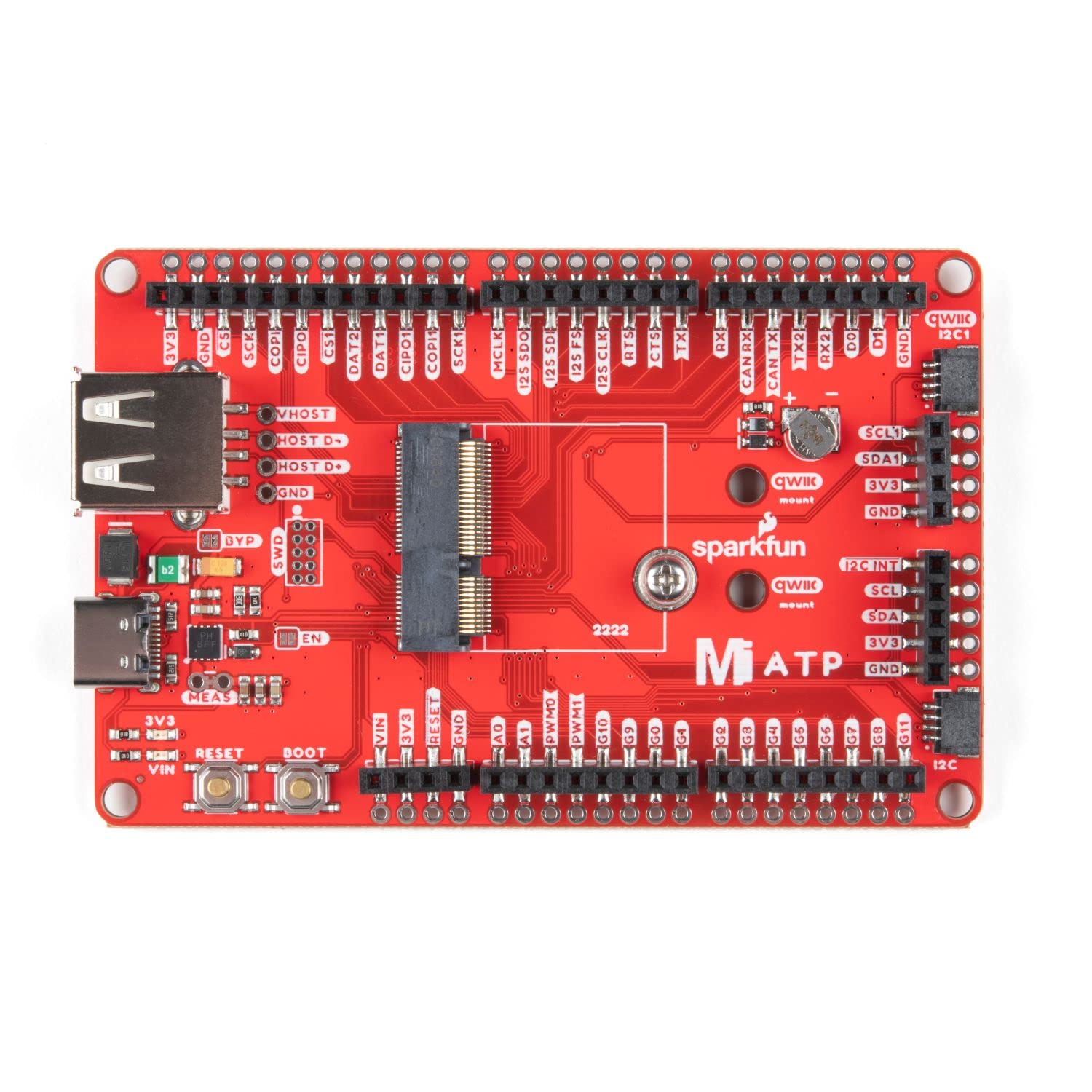 SparkFun MicroMod ATP Carrier Board-Modular Interface Ecosystem-Connect microcontroller/Processor Board to Various Carrier Board peripherals
