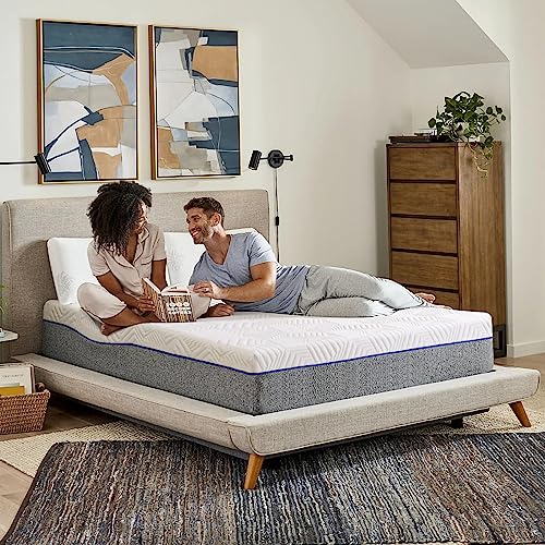 Airdown Queen Mattress,12 Inch Hybrid Mattress in a Box, Gel Memory Foam Mattress, Individually Wrapped Pocket Coils Innerspring Mattress for Motion Isolation,White