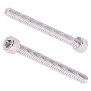 3/8-16 x 1-3/4" (10 Pcs) Socket Head Cap Screws, 304 Stainless Steel 18/8, Full Thread, Coarse Thread, ASME B18.3-1