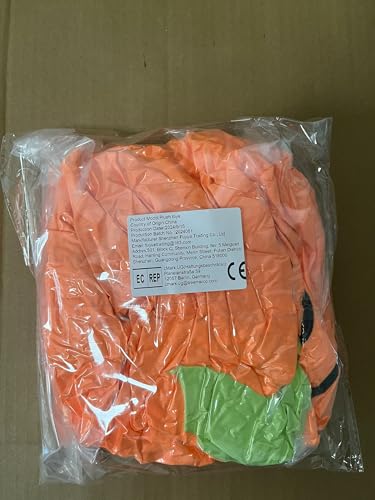 JOSON Orange Imitation Carrot Pillow, Children's Sleeping Pillow Doll, Plush Toy pad, Used for Bedroom, Sofa and Office Decoration （17.7inch）
