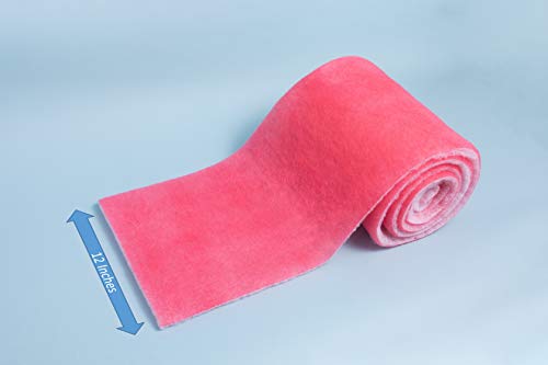 Pinky Filters Pond & Aquarium Filter Media Pads for Saltwater and Freshwater | Premium Authentic Pinky Filter Floss for Fish Tanks and Ponds (12" x 48" - 4 Feet Total)