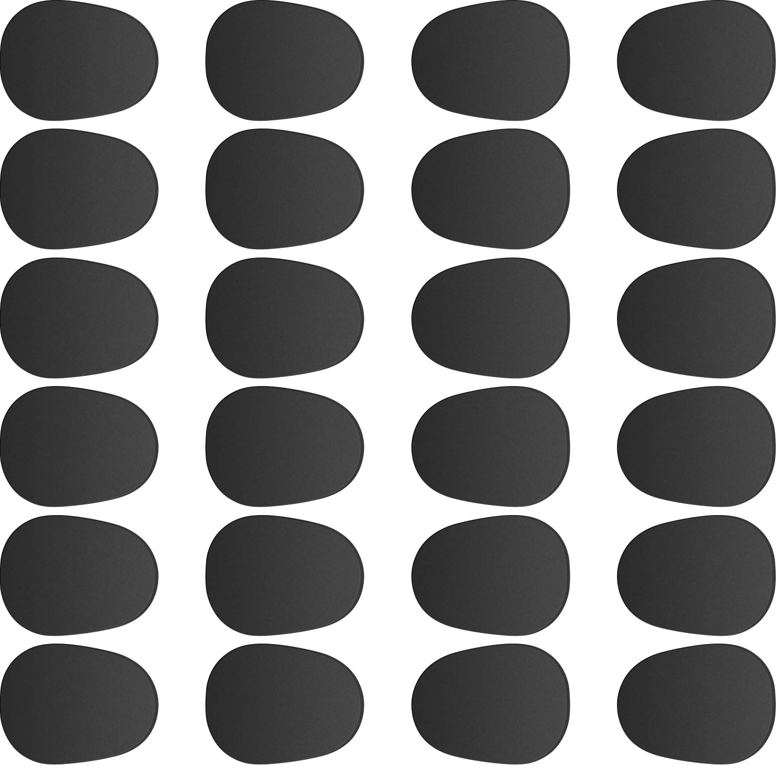 24 Pieces Alto Tenor Saxophone Mouthpiece Cushions, Eison 0.8mm Thick Food Grade Sax Clarinet Mouthpiece Patches Pads Strong Adhesive, Black