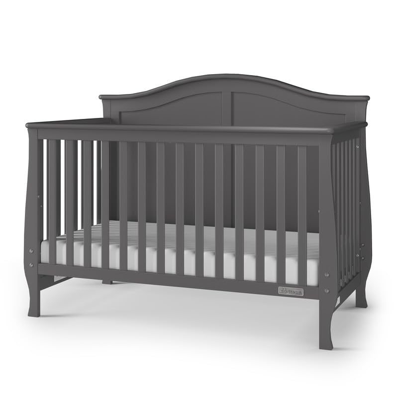 Child Craft Camden 4-in-1 Lifetime Convertible, Cool Gray