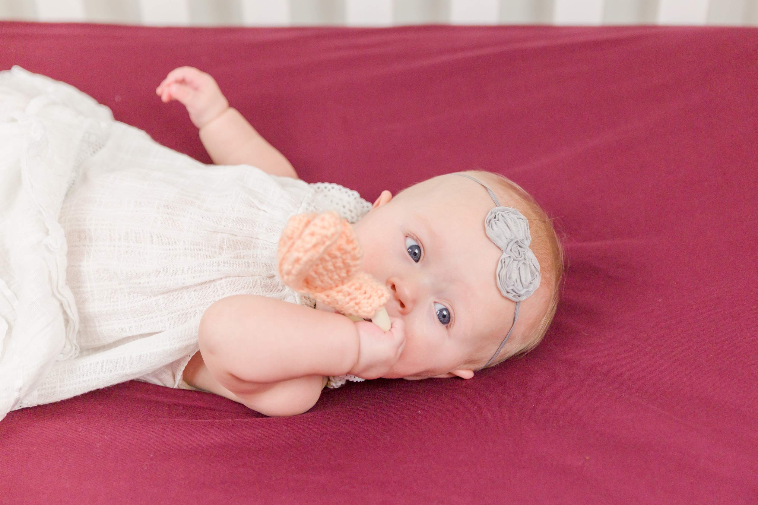SheetWorld 100% Cotton Jersey Fitted Crib Toddler Sheet 28 x 52, Burgundy, Made in USA