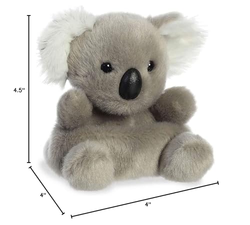 Aurora® Adorable Palm Pals™ Wiggles Koala™ Stuffed Animal - Pocket-Sized Play - Collectable Fun - Gray 5 Inches