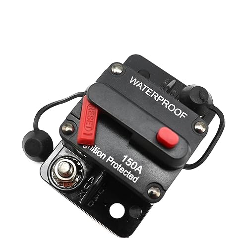30A 40A 50A 60A 70A 80A 100A 120A 150A 200A 250A 300A AMP Circuit Breaker Fuse Reset 12-48V DC Car Boat Auto Waterproof (Color : 70A)