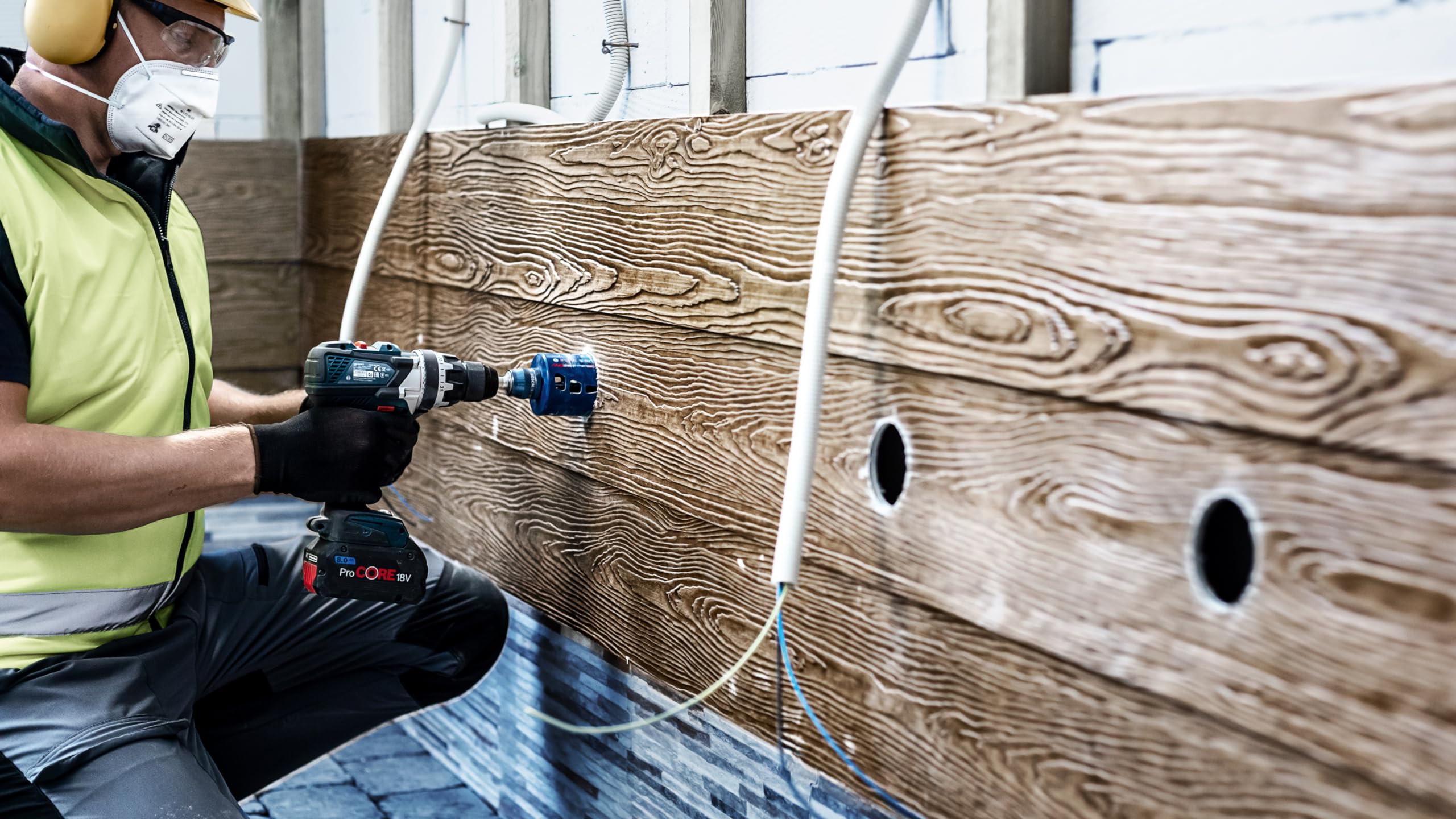 Bosch 1x Expert Tough Material Hole Saw (for Wood with Metal, Brick, Ø 68 mm, Professional Accessory Rotary Drill/Drivers)
