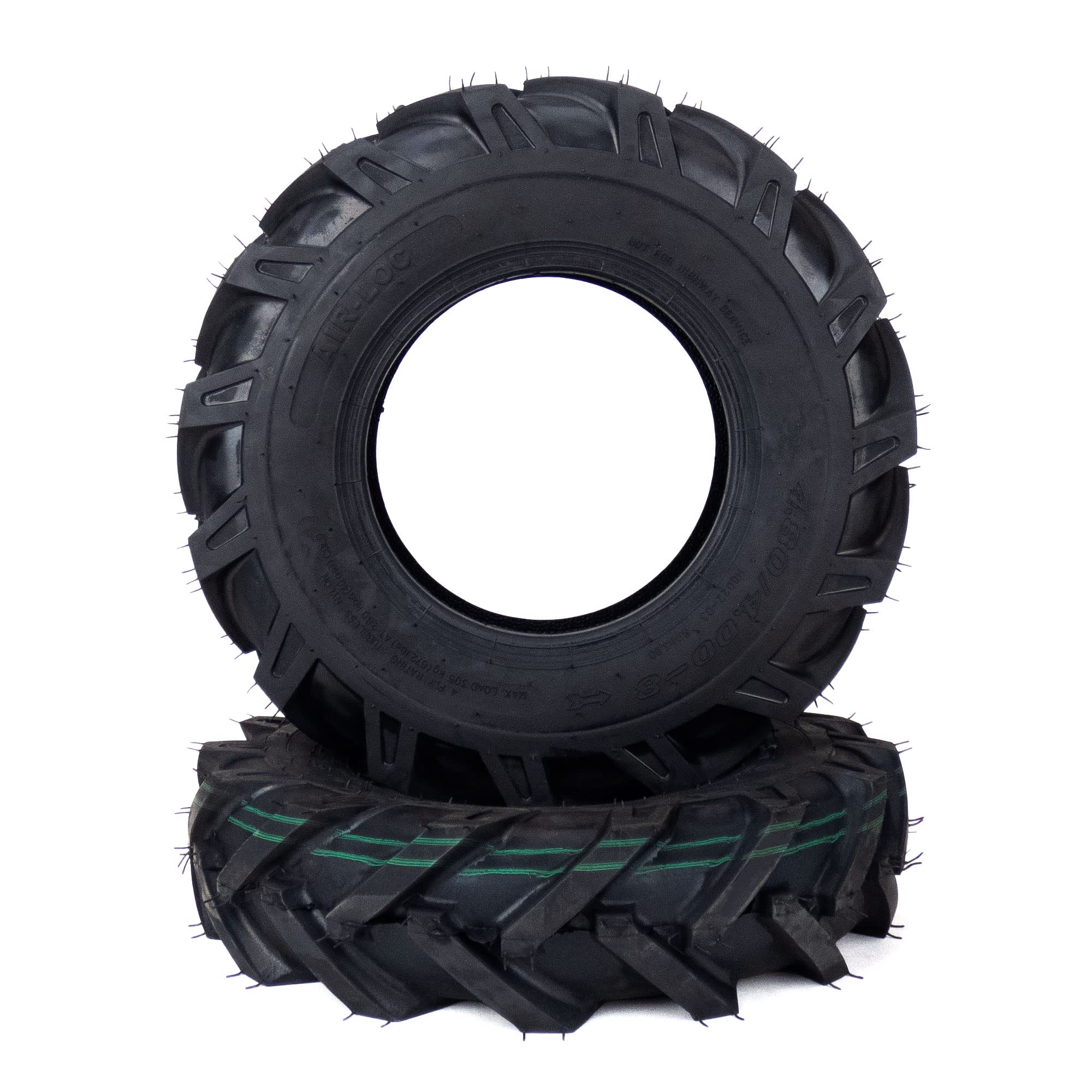 2PK New AG Lug 4.80-8 Troybilt Tiller Tires Replaces Carlisle Power Trac 5109501