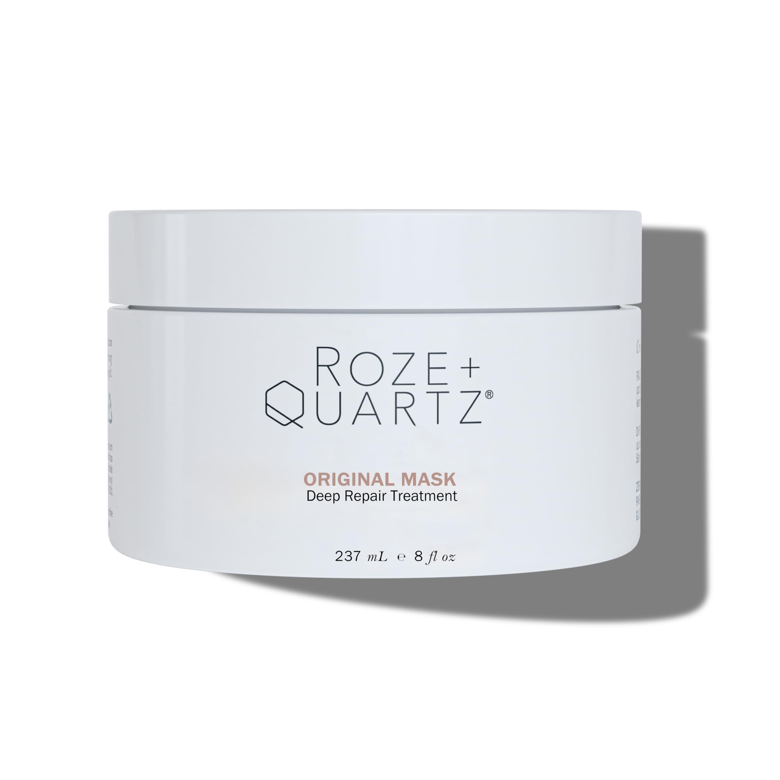 Roze + Quartz® Original Hair Mask • Deep Conditioning Hair Treatment for Dry Damaged Hair (8 Fl Oz)