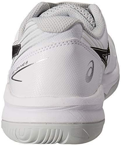 ASICS Women's Gel-Game 8 Tennis Shoes, 8.5, White/Black