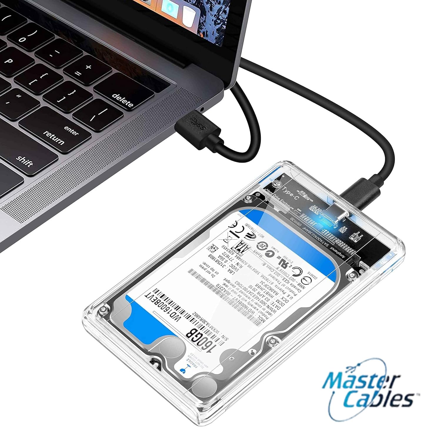 Master Cables USB Cable Compatible with Lacie Hard Drive Replacement USB 3.0 Type A to Micro USB B Cable