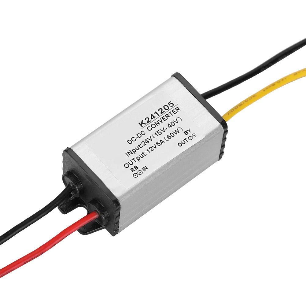 Maxmartt Buck Converter Voltage Regulator, 24V to 12V High Efficiency Step Down Power Supply 5A DC Buck Converter Step-Down Volt Module for Robots, LED Lights, Photovoltaic Panels etc