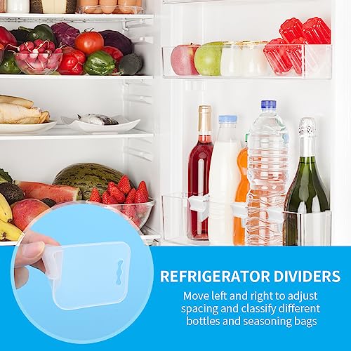 3 Set Drink Organizer for Fridge, Self-Pushing Beer Can Dispenser Holds Up to 12 Cans/Set, Width Ajustable Beverage Dispenser for Fridge Glide(Black)