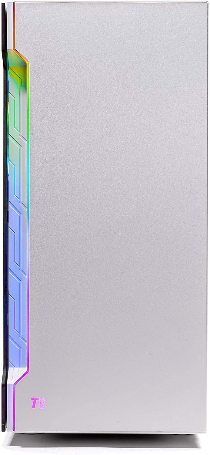 SkyTech Archangel Gaming Computer PC Desktop - Ryzen 5 3600 6-Core 3.6GHz, GTX 1660 Ti 6G, 500G SSD, 8GB DDR4 3000, RGB, AC WiFi, Windows 10 Home 64-bit, White