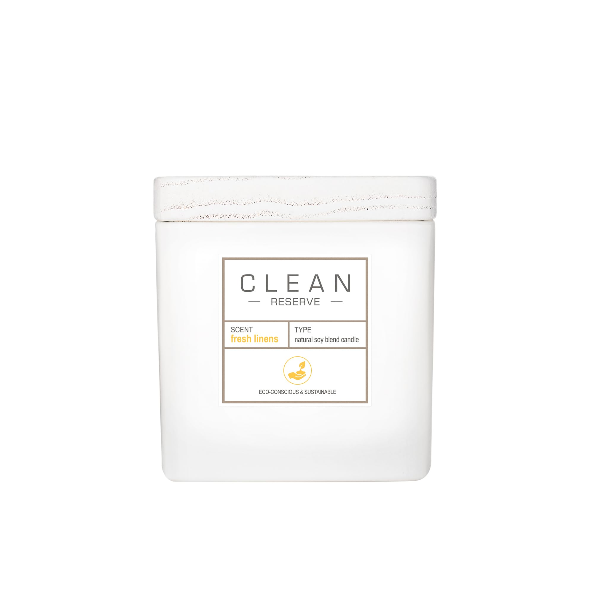 CLEAN RESERVE Home Candle | Natural Soy Blend Scented Candle | Premium Non-Toxic Candle Made with Sustainable Ingredients | Up to 40 Hour Burn Time | 8 oz