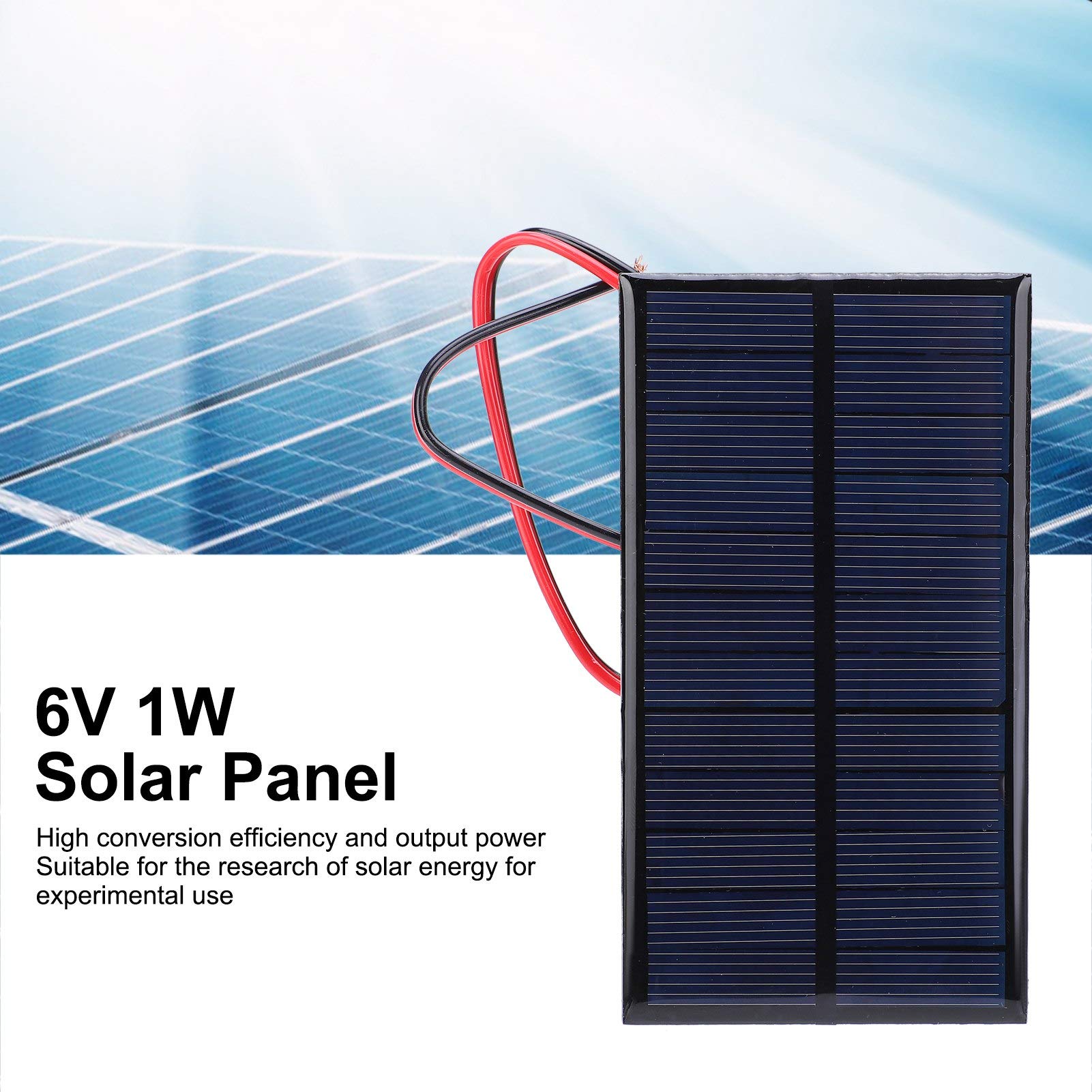3pcs DC 6V 1W Solar Panel Cell Power Module Polycrystalline Silicon Solar Panel with 30cm Cable Charger Solar Power Bank External Battery Pack for Low Power Electrical,Solar Panel, Solar Panel,