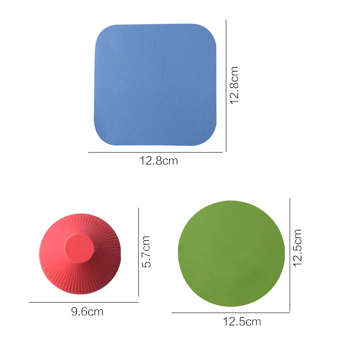 3 set of HengKe Jar Gripper, 9 Pieces Multi-Purpose Reusable Rubber Gripper Jar Opener Gripper Rubber Jar,Gripper Pads Round Kitchen Coasters Multi-Purpose Bottle Lid Openers Fit for Most Bottles