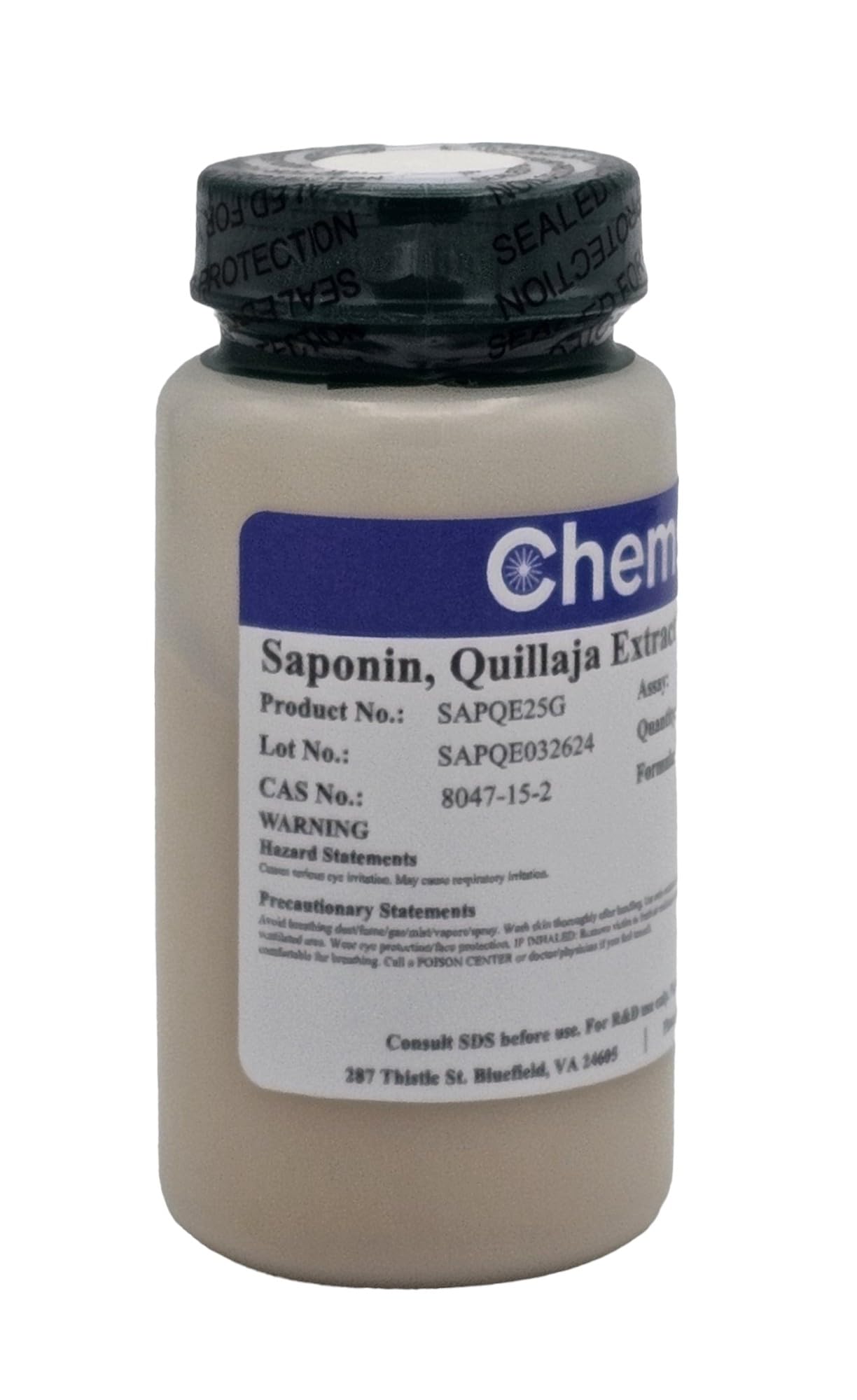 Saponin, Quillaja Extract Powder, 25g