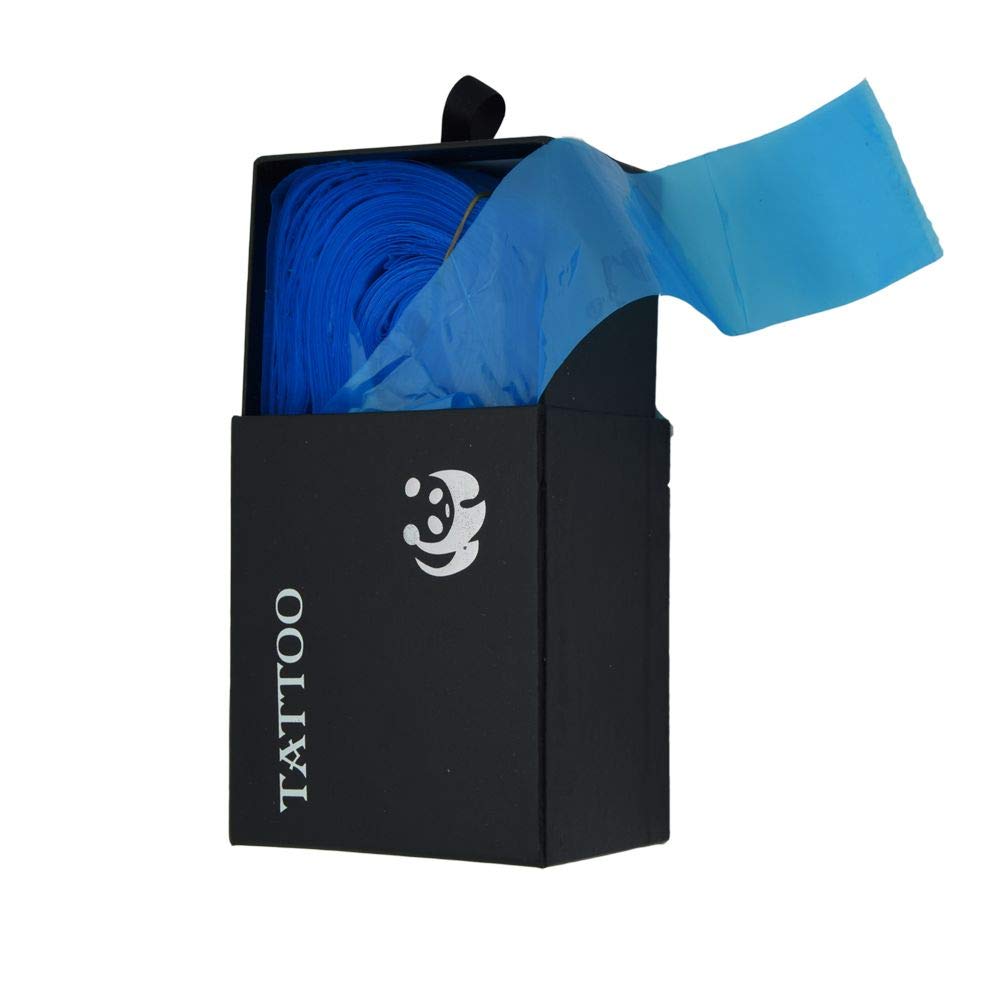 Clip Cord Covers,New Star Tattoo One Box of 100PCS Plastic Blue Clip Cord Sleeves,Tattoo Clip Cord Covers for Tattoo Supply