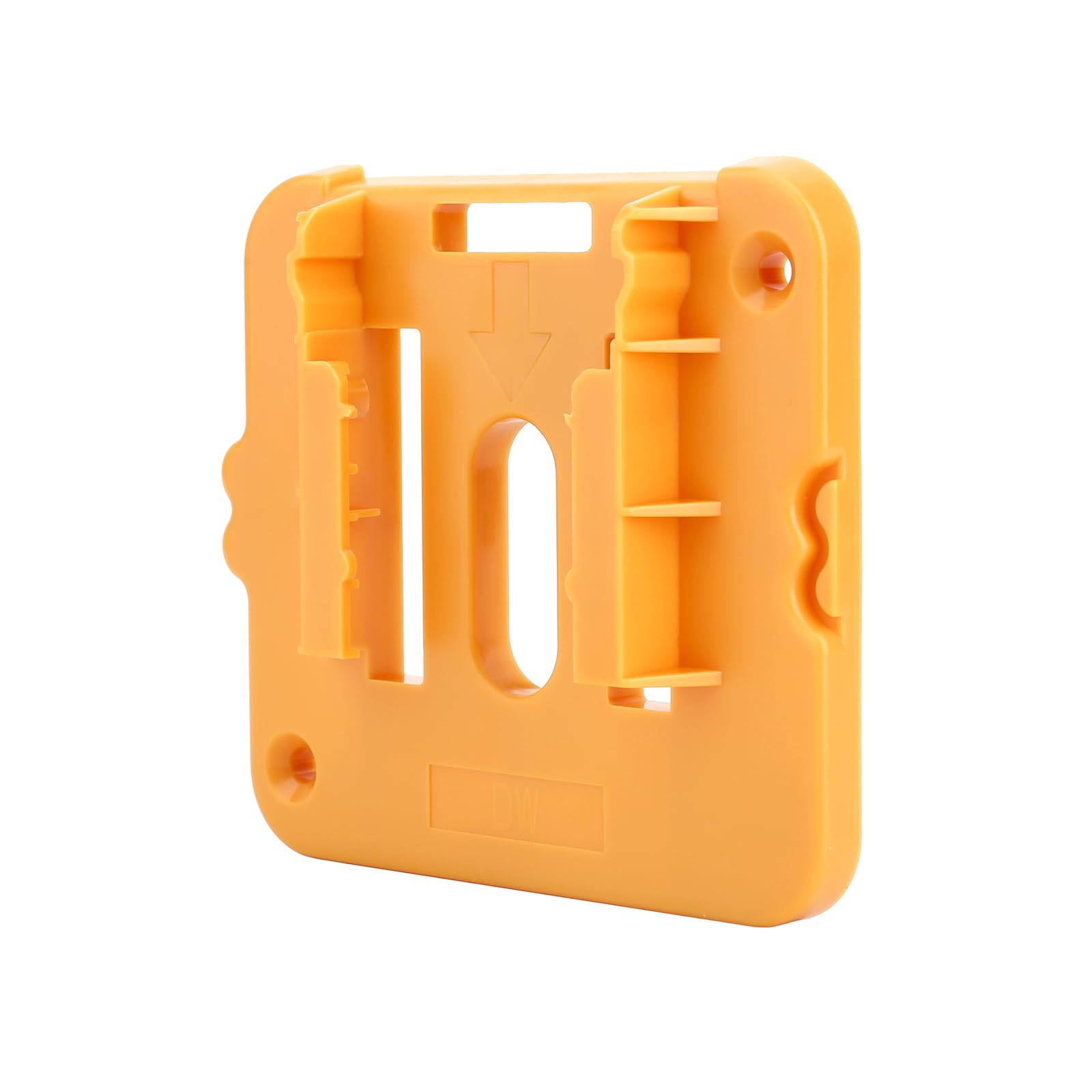 5 Pack Battery Mount Holder with Screws, Compatible with Dewalt 20V Max Battery Dock Holder, Fit for DCB201 DCB203 DCB204 DCB206 60V Battery DCB606 DCB609