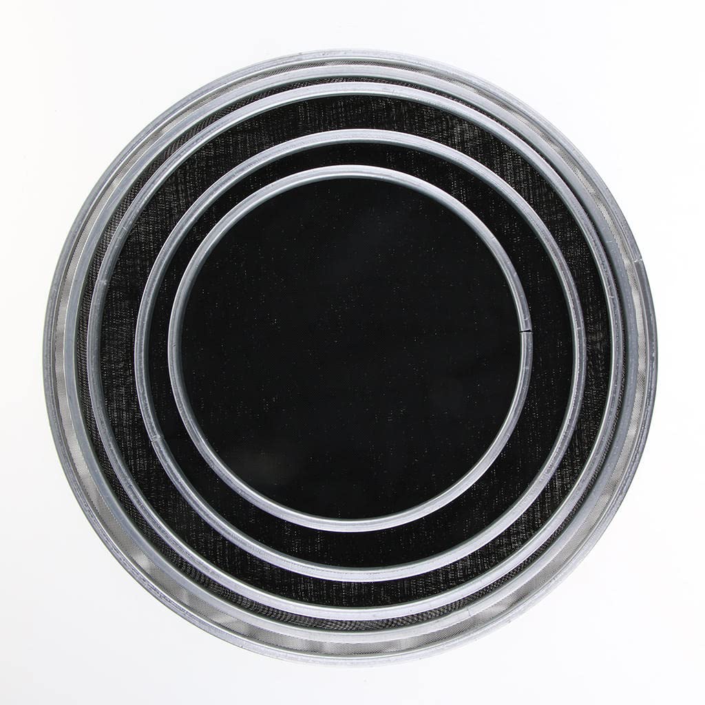 2-Ply Mesh Silent SKIN for Drum Set Replacement, Black, 8inch