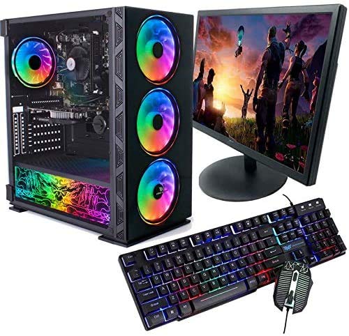 Veno Scorp GAMING PC BUNDLE Intel Core i7 2600 16GB Ram 256GB SSD + 1TB HDDGTX 1050Ti 4GB Windows 10 Gaming PC USB 3.0 NeonZilla 4 X ARGB Gaming Case
