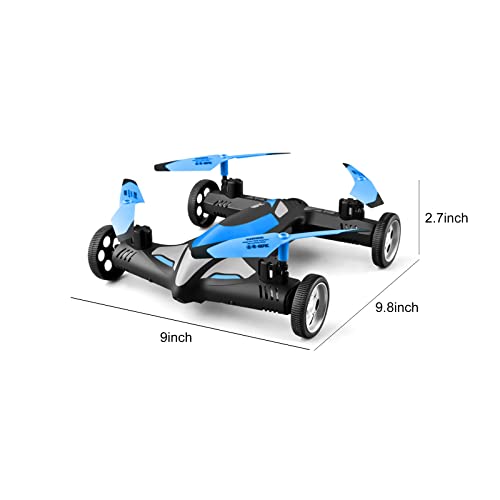 Aufmer Mini Drone with Kids Camera, 2.4G Quadcopter Drone with Land Mode or Flight Mode, Altitude Hold, Headless Mode, 3D Flip, RC Drones (Blue)
