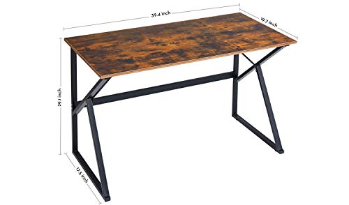 WOHOMO L Shaped Computer Desk with Shelves Large Home Office Desk for Writing Study Modern PC Workstation
