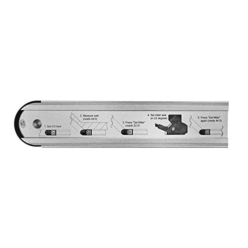 8" (203mm) Wixey Digital Protractor with Miter Function