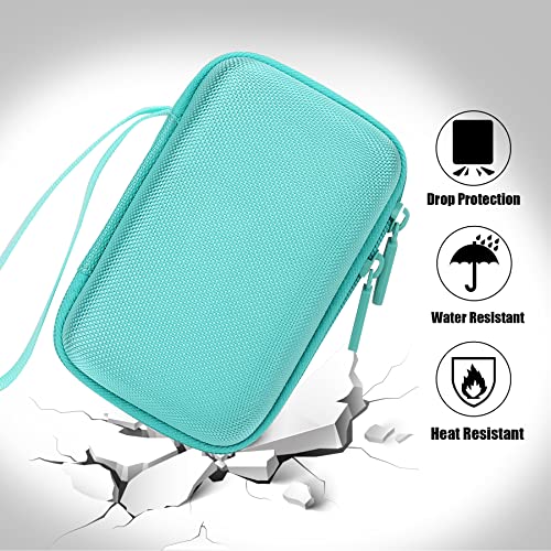 Aenllosi Hard Storage Case Compatible with Phomemo D30 Bluetooth Wireless Mini Label Printer.(Only Case,Green)