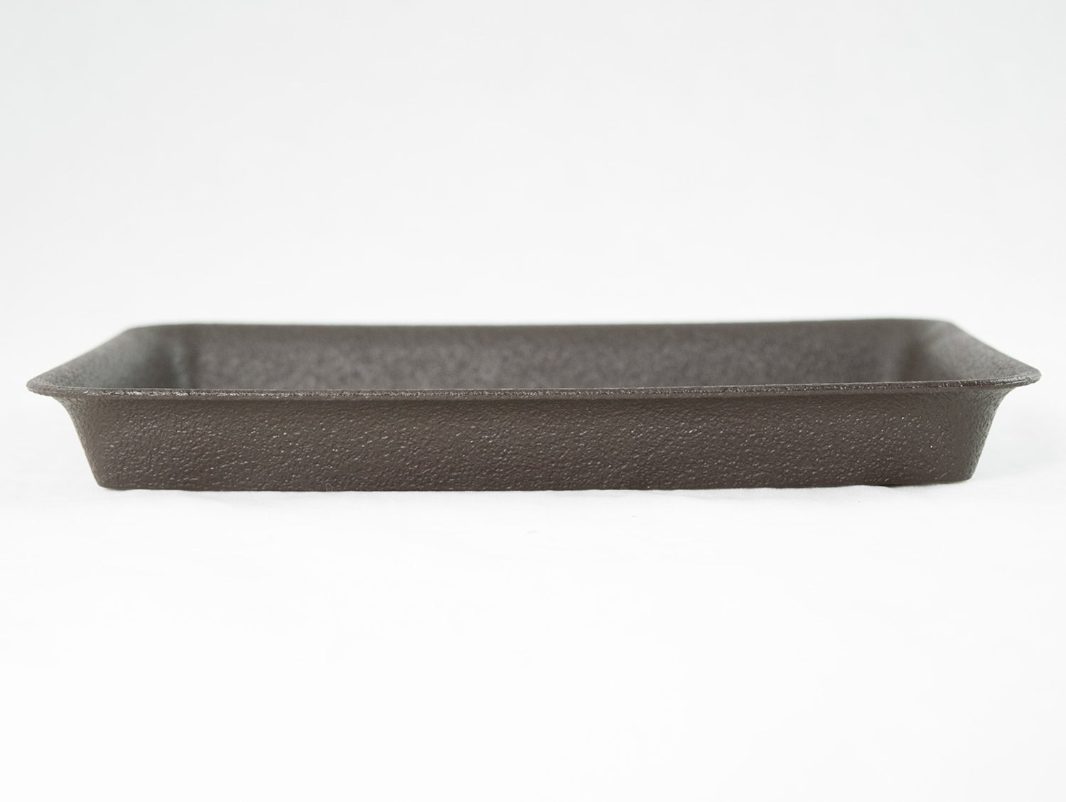 8" Rectangular Dark Blue Bonsai / Succulent Pot + Tray + Rock + Mesh Combo