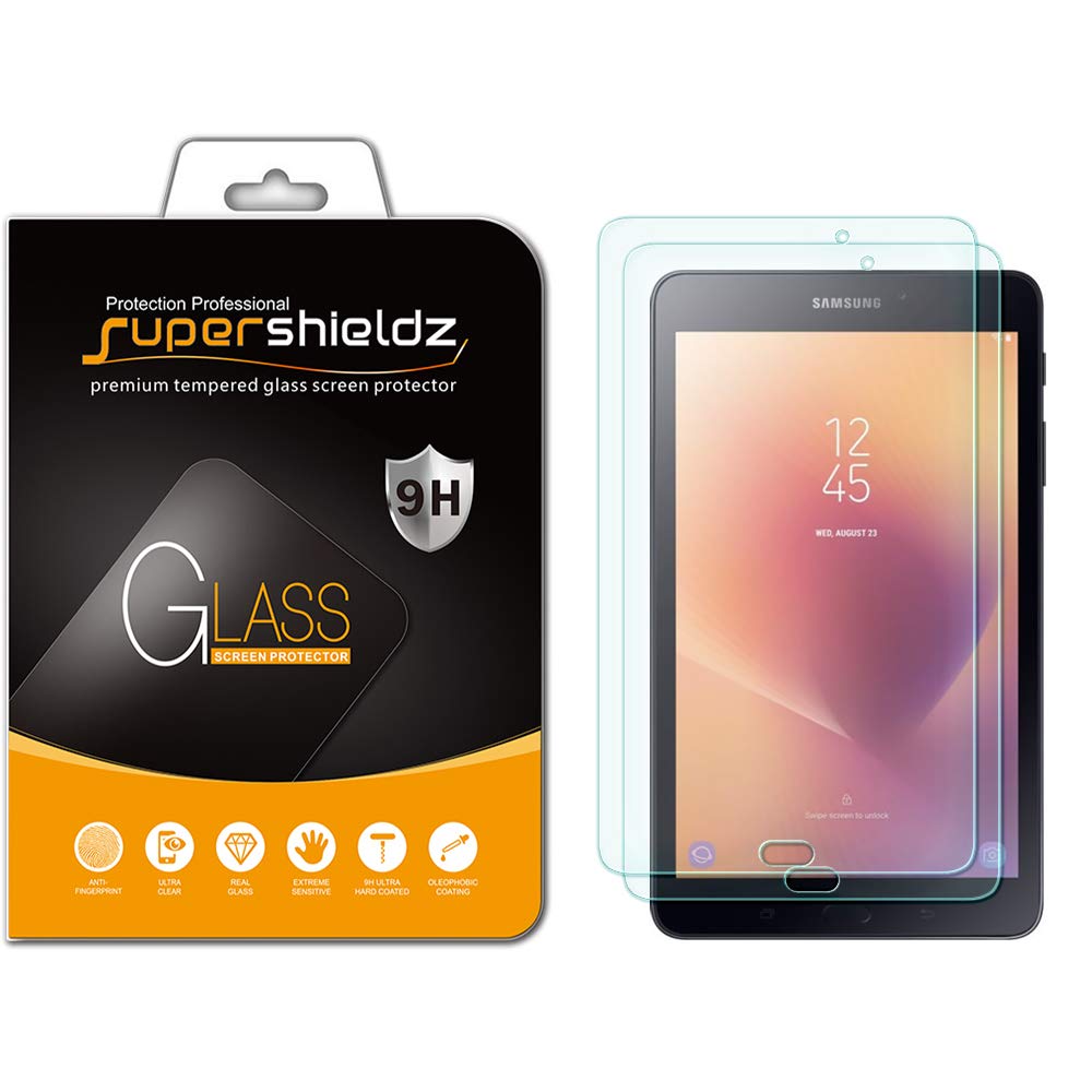 Supershieldz (2 Pack) Designed for Samsung Galaxy Tab A 8.0 inch (2017) (SM-T380 Model Only) Tempered Glass Screen Protector, Anti Scratch, Bubble Free
