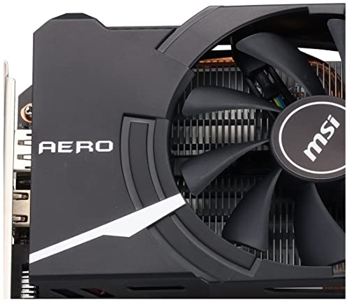 MSI Gaming GeForce GTX 1660 Super 192-bit HDMI/DP 6GB GDRR6 HDCP Support DirectX 12 Single Fan VR Ready OC ITX Graphics Card (GTX 1660 Super AERO ITX OC)