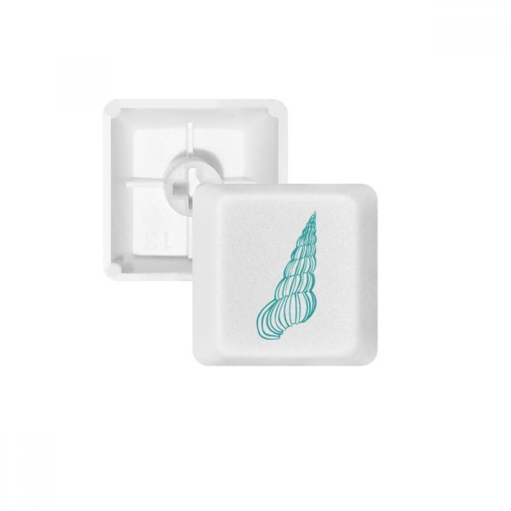 DIYthinker Blue Marine Life Snail Illustration Keycap Mechanical Keyboard PBT Gaming Upgrade Kit